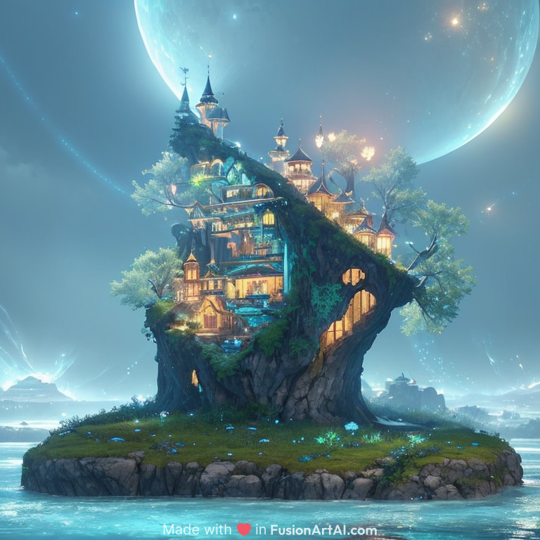 gloww0667 | beautiful and immersive magical town, magical buildings ...