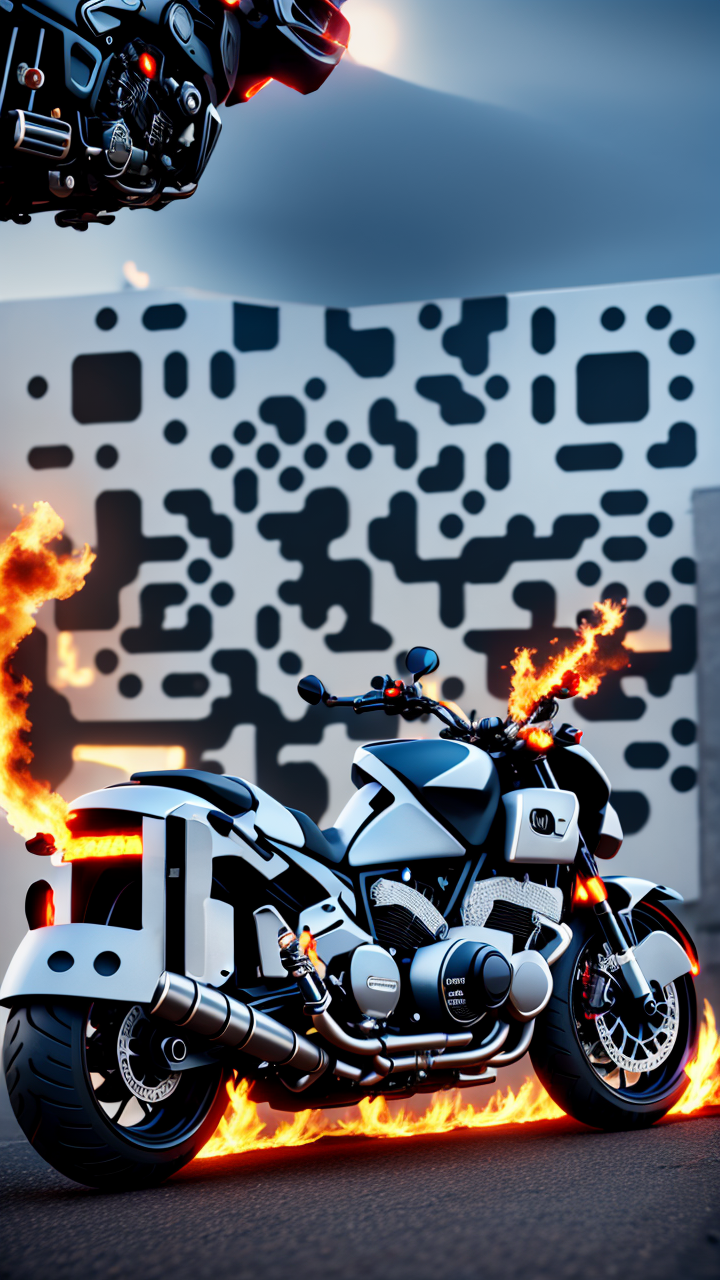 GNK Services | black motorbike on fire 3d, photorealistic, octane ...